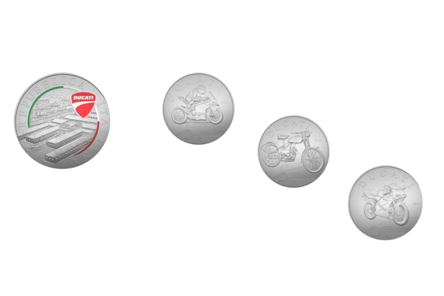 La Casa de la Moneda homenajea a Ducati: 3 monedas conmemorativas de ...