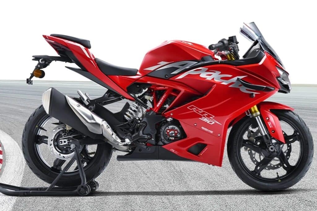 TVS lanza oficialmente la Apache RR 310 2025