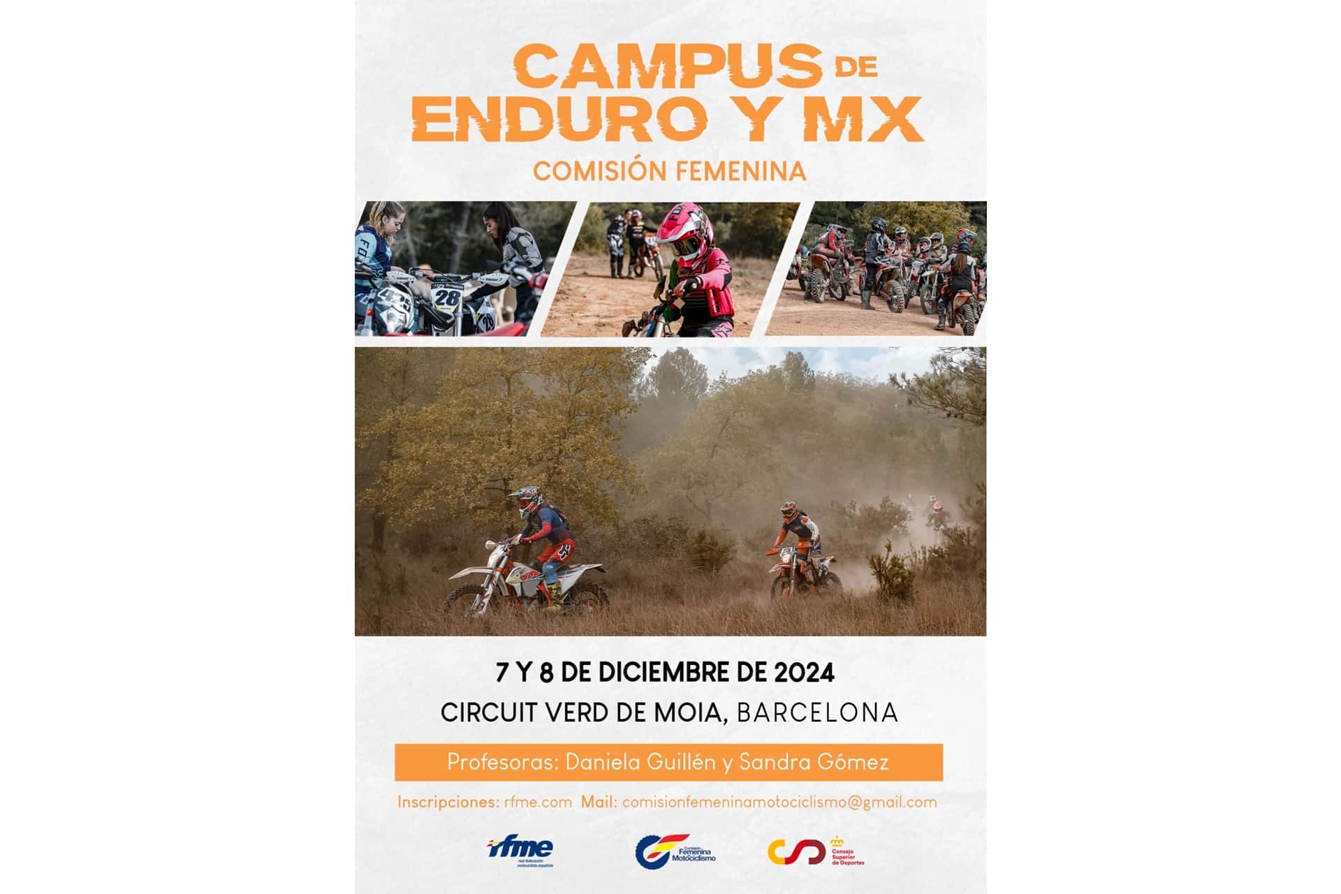 Campus Femenino de Motocross y Enduro 2024: Terminando el año ...