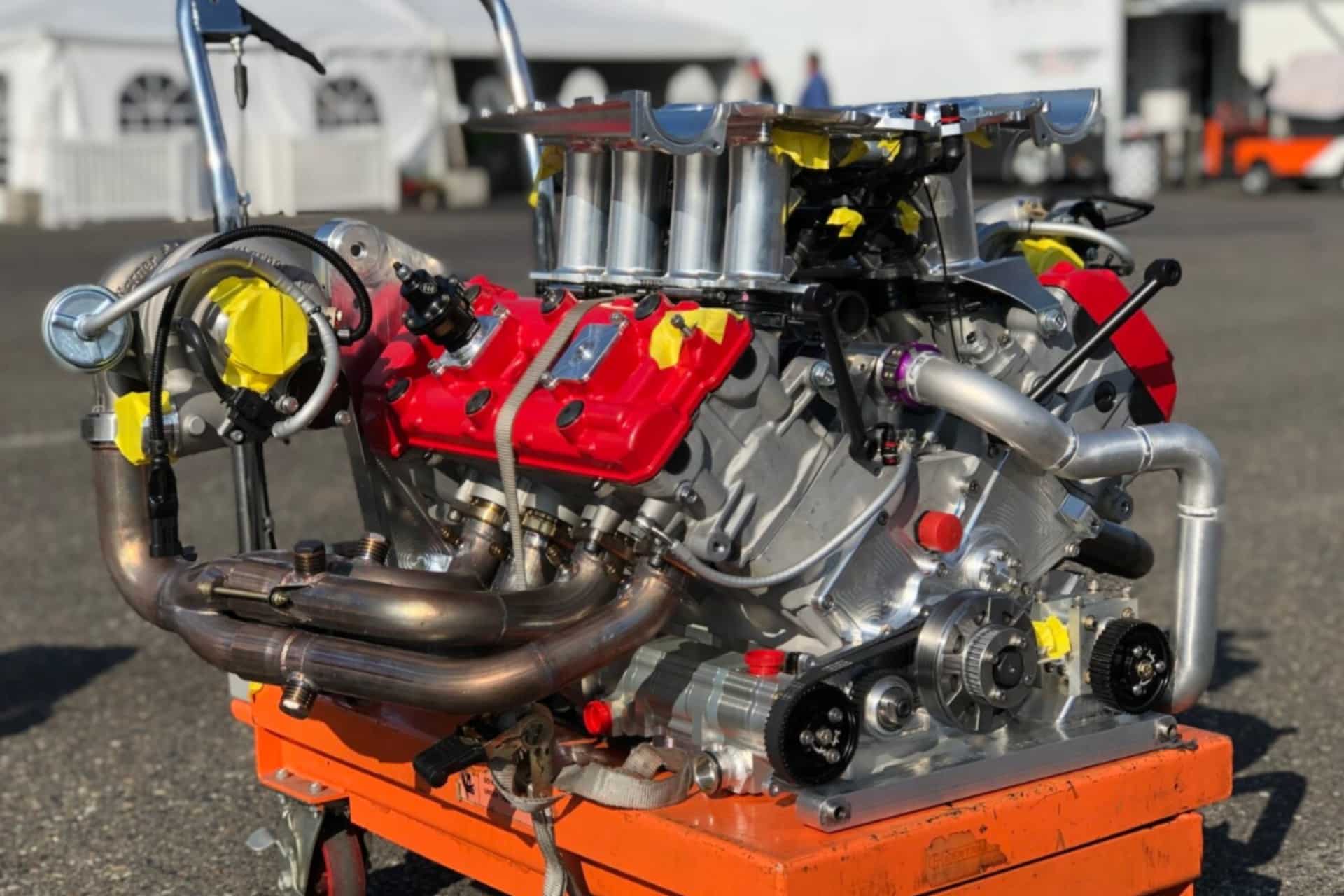 Crean en EE. UU. una mecánica V8 biturbo basada en dos Suzuki Hayabusa ...