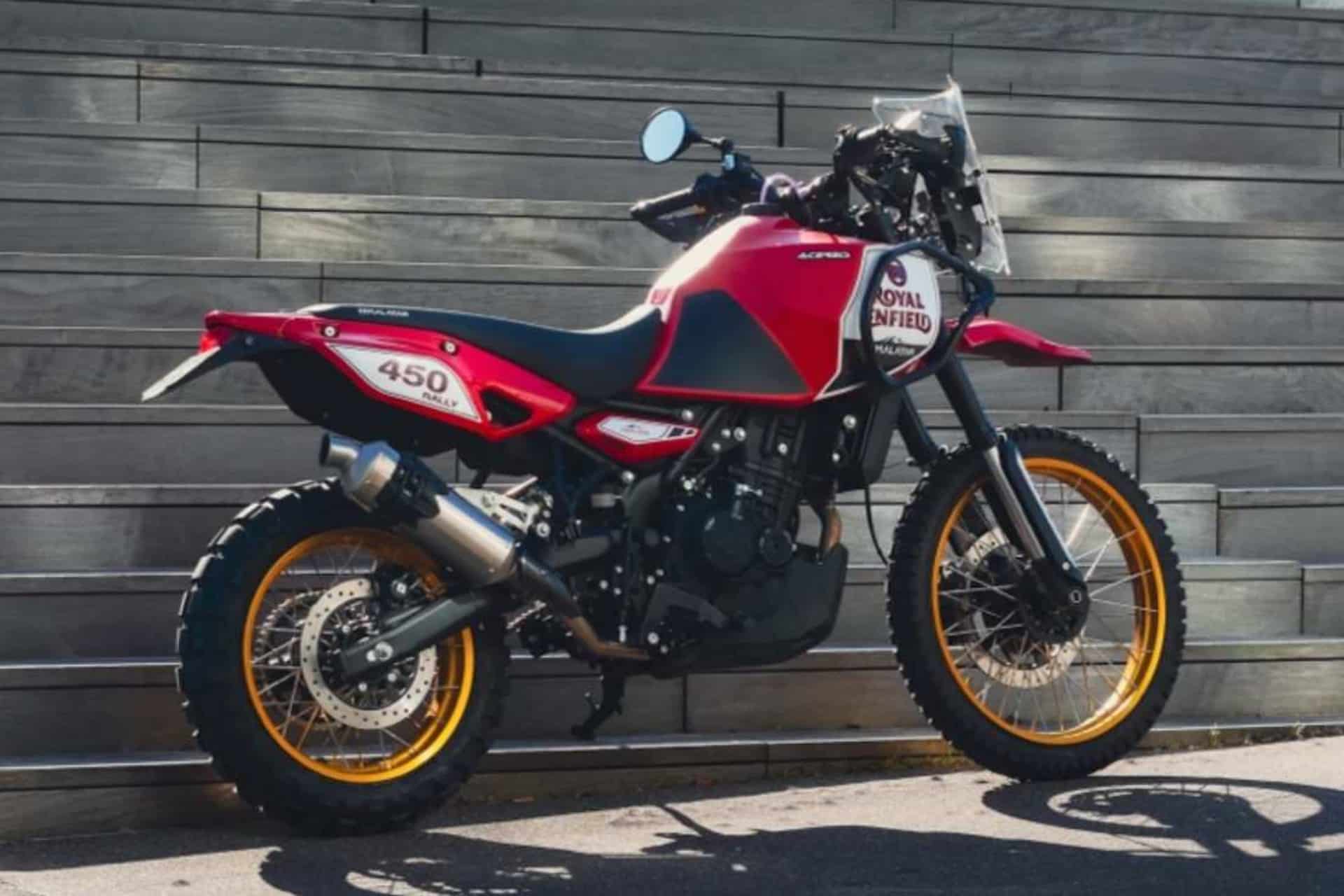 ¡20 kg menos y mucho más salvaje! Una Himalayan 450 Rally como nunca la ...